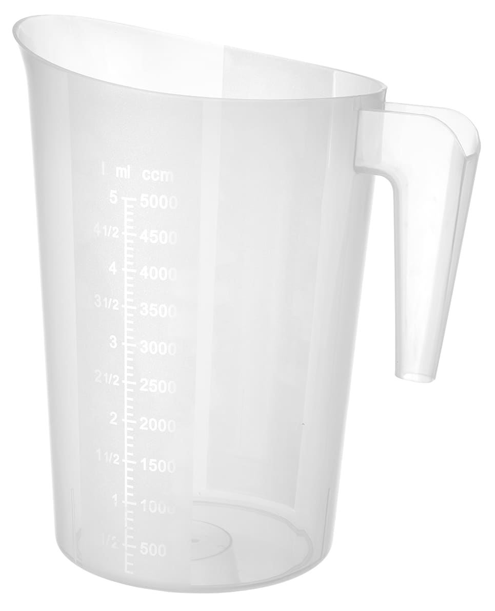 Graduated Plastic Jug - 5 litres - Meilleur du Chef