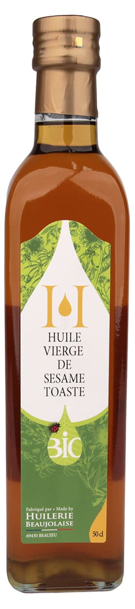 Virgin Toasted Sesame Oil - 50cl - Huilerie Beaujolaise - Meilleur du Chef