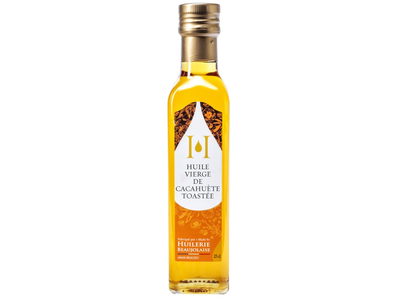 Virgin Peanut Oil - 25cl - Huilerie Beaujolaise - Meilleur du Chef