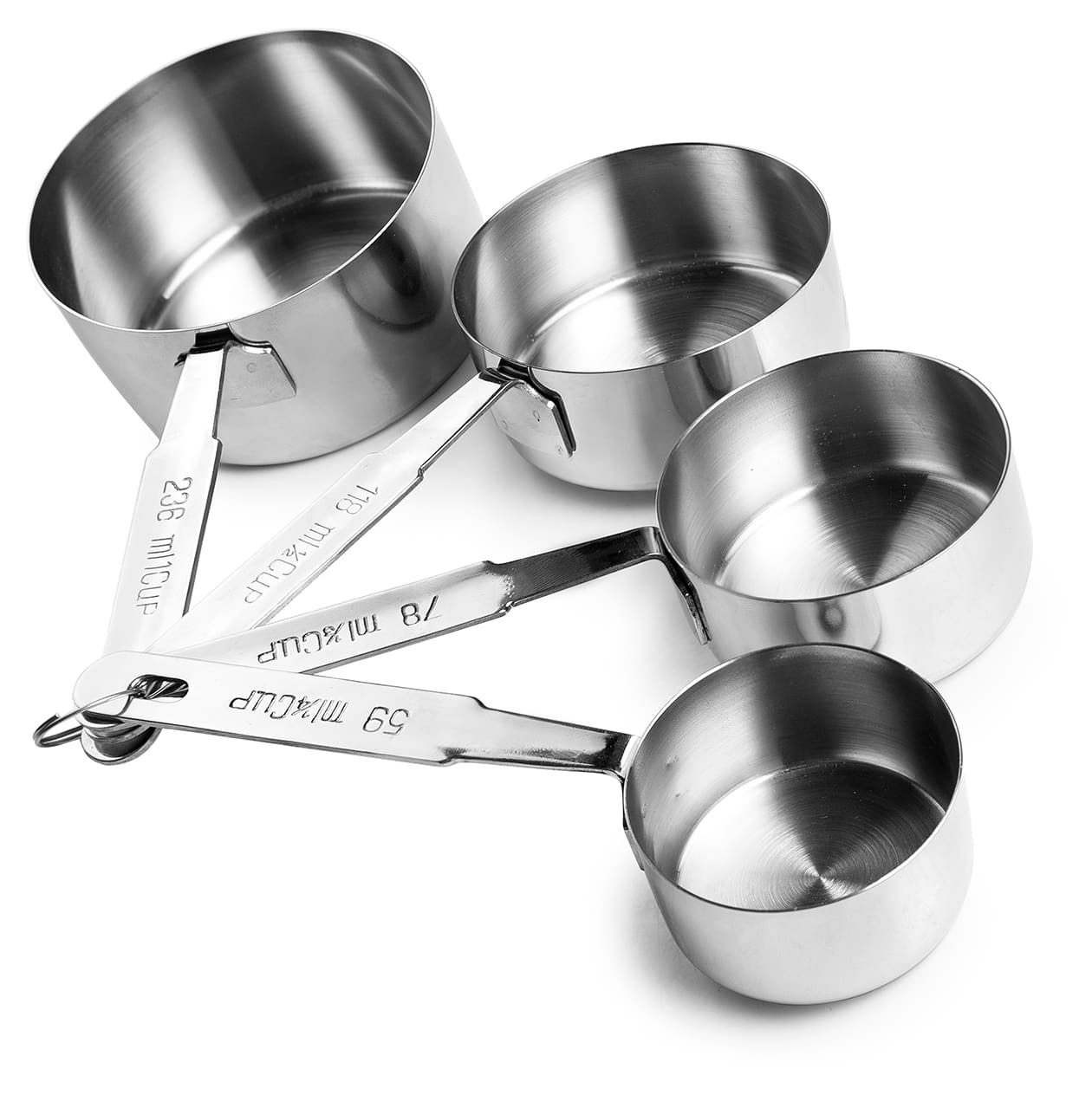 Stainless Steel Measuring Cups - Ibili - Meilleur du Chef
