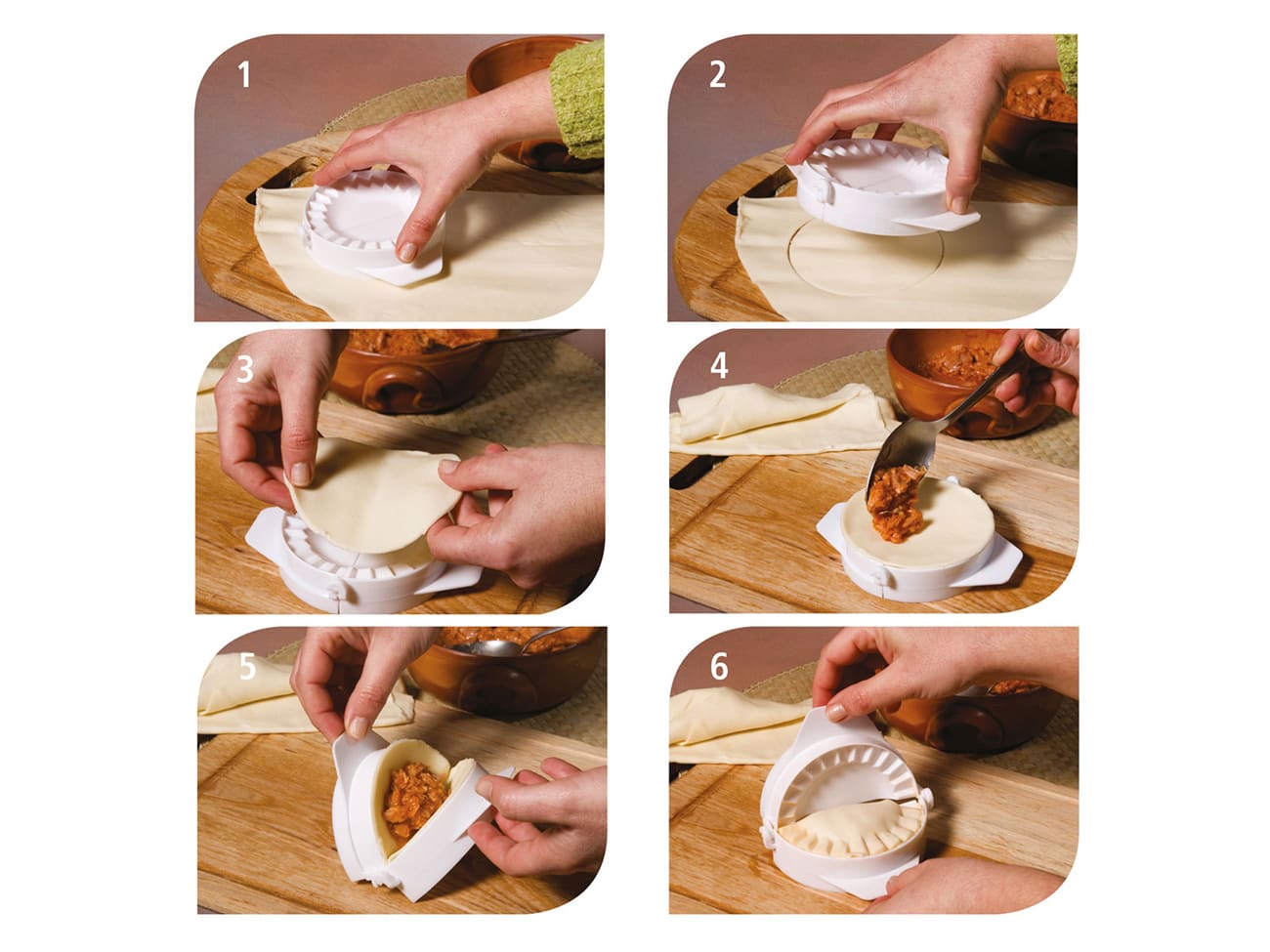 Turnover Press Set (x 4) - Ibili - Meilleur du Chef