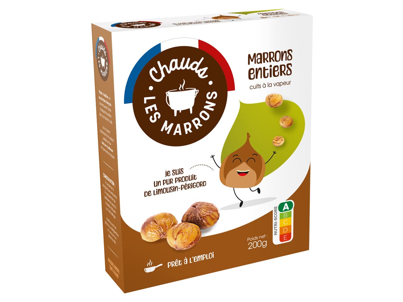 Vacuum-Packed Whole Chesnuts - Steamed - 200g - Chauds les marrons ...