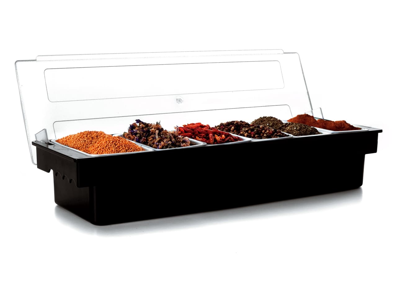 Condiment Holder with Lid - 6 compartments - Lacor - Meilleur du Chef