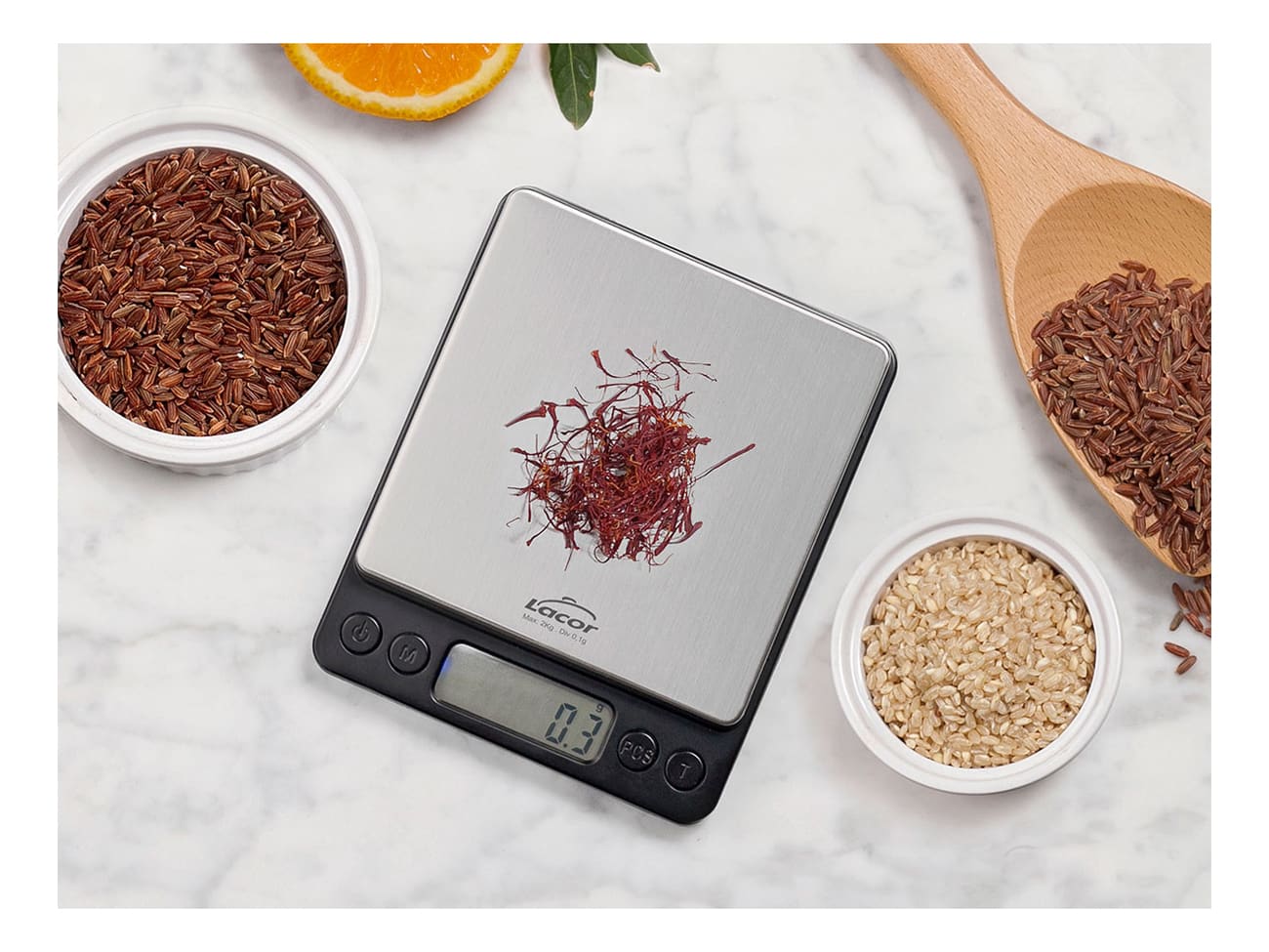 Precision Kitchen Scale 2kg / 0.1g - Lacor - Meilleur du Chef