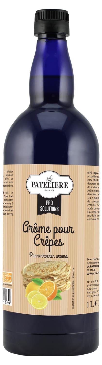Crêpe Liquid Flavouring - Water soluble - 1 liter - La Patelière ...