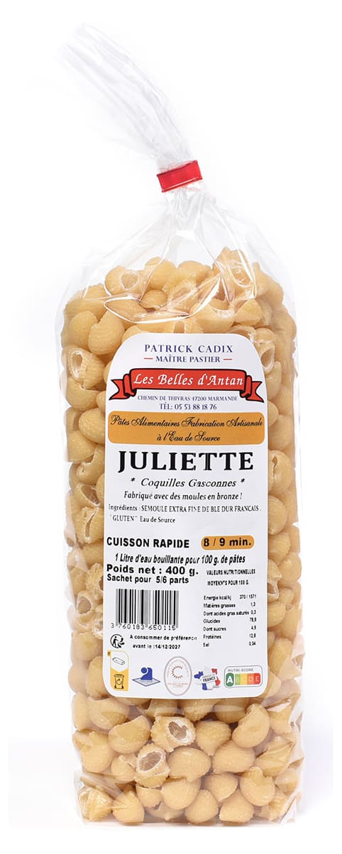 Shell pasta - 400g - Les Belles D'Antan - Meilleur du Chef