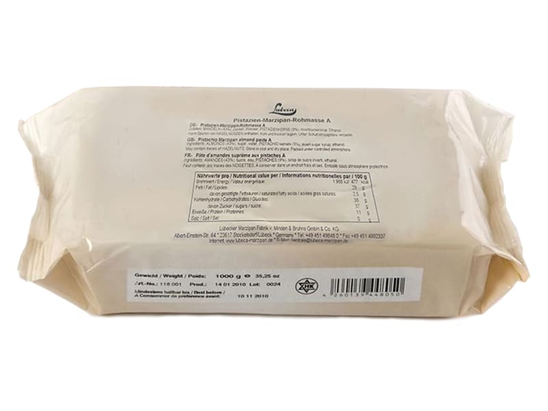 Supreme Almond Paste with Pistachio - Mediterranean origin - 1kg ...