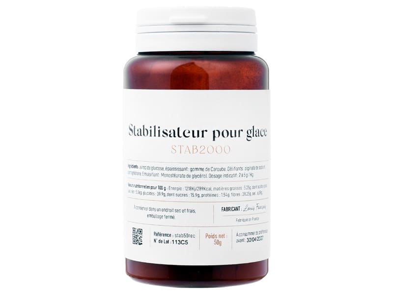 Stab 2000 Ice Cream Stabilizer - 50g - Louis François - Meilleur du Chef