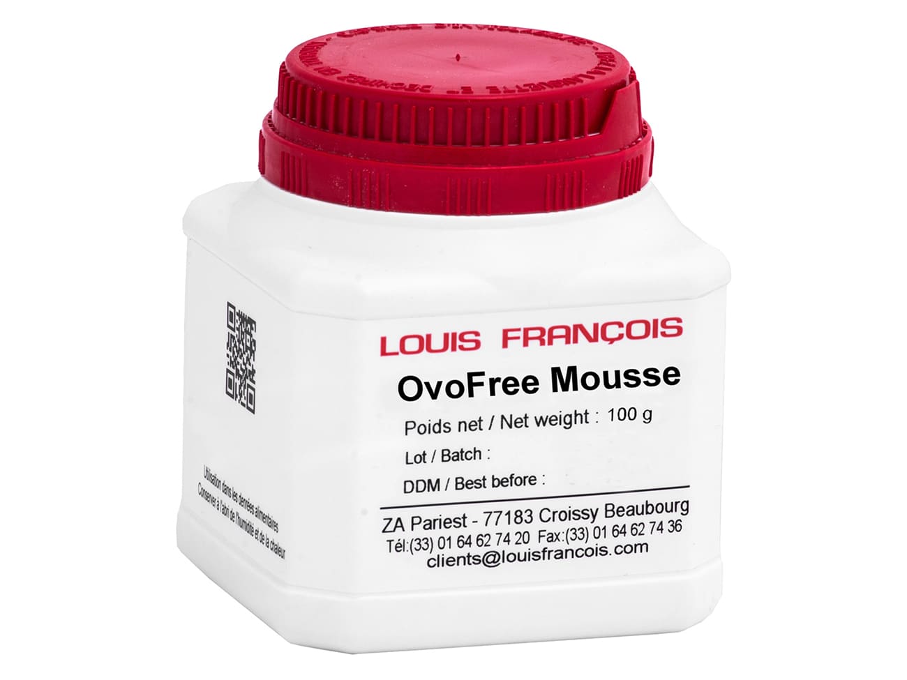 OvoFree Mousse - Powder - 100g - Louis François - Meilleur du Chef