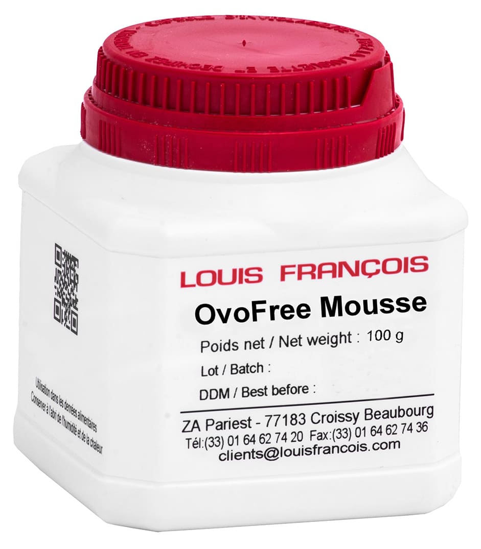 OvoFree Mousse - Powder - 100g - Louis François - Meilleur du Chef