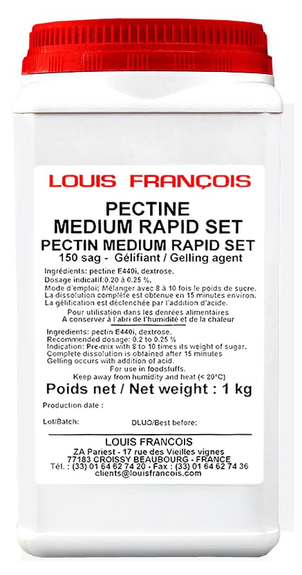 Pectin Medium Rapid Set 150 - 1kg - Louis François - Meilleur du Chef