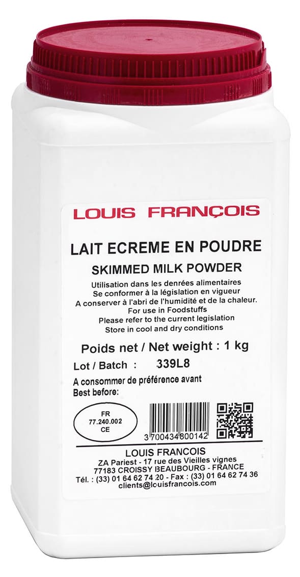 Skimmed Milk Powder - 1kg - Louis François - Meilleur du Chef