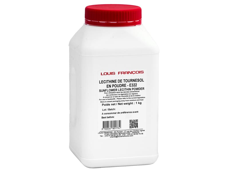 Sunflower Lecithin - Powder - 1kg - Louis François - Meilleur du Chef