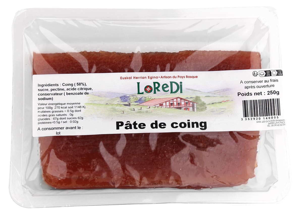 Quince Paste 250g - Loreztia - Meilleur du Chef