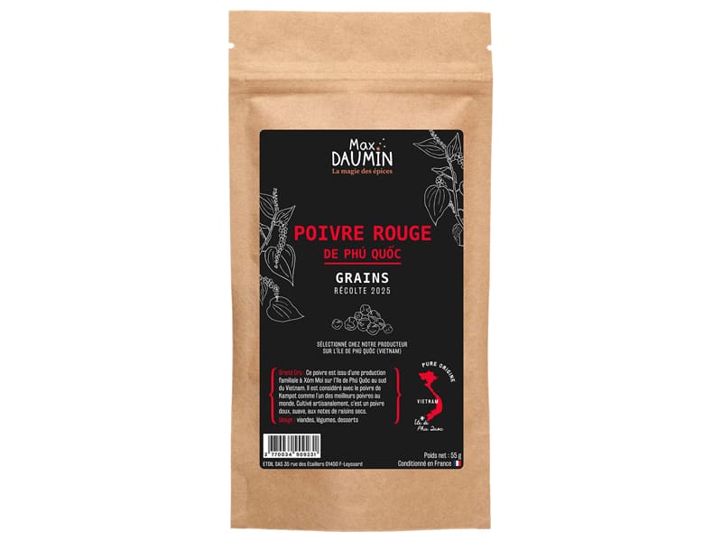Phu Quoc Red Pepper - 55g - Max Daumin - Meilleur du Chef