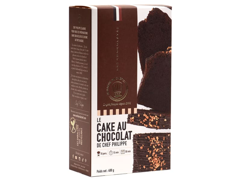 Chocolate Loaf Cake Mix - by Chef Philippe - 488g - Meilleur du Chef ...