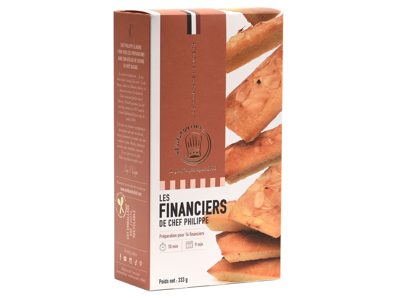 Instant Mix for Financiers - by Chef Philippe - 333g - Meilleur du Chef ...