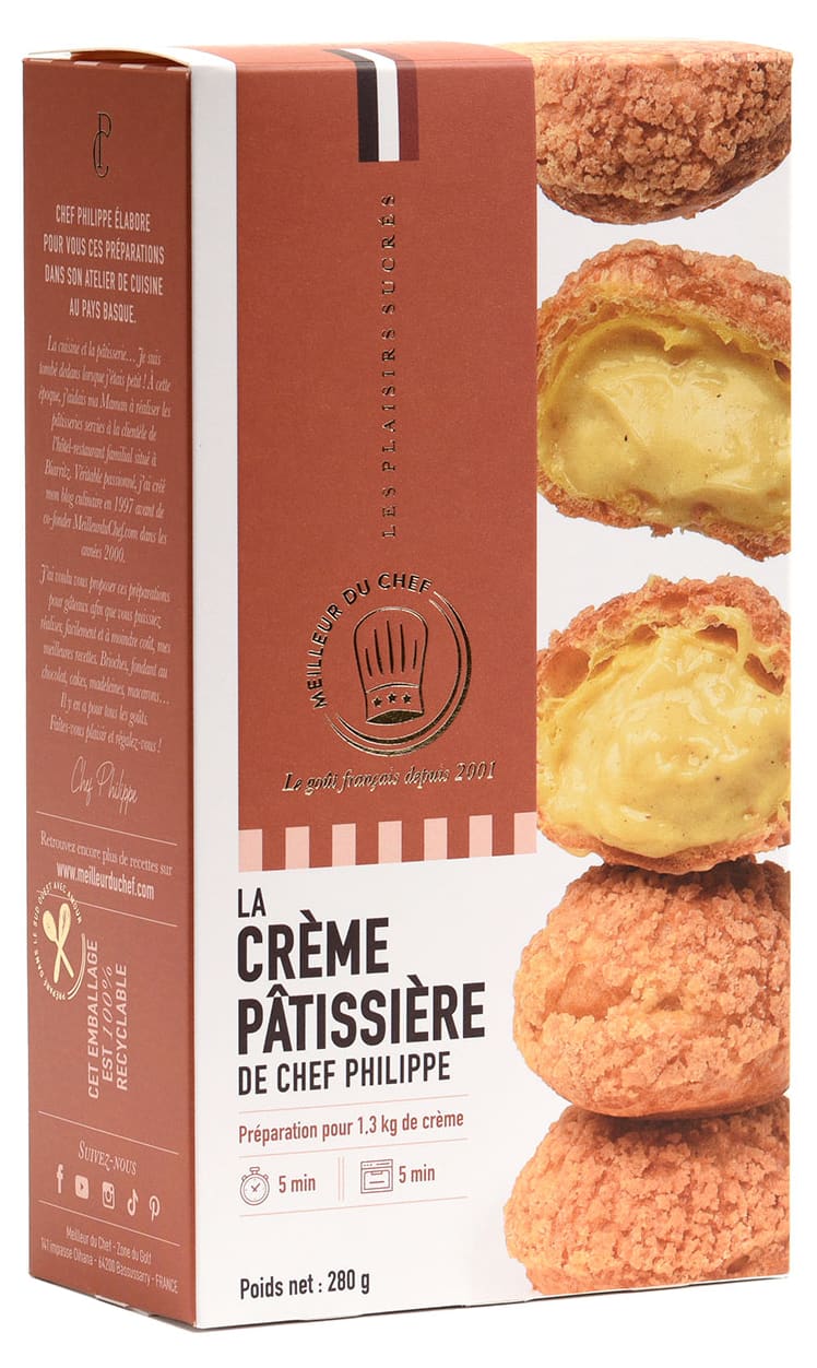 Pastry Cream Mix - by Chef Philippe - 280g - Meilleur du Chef ...