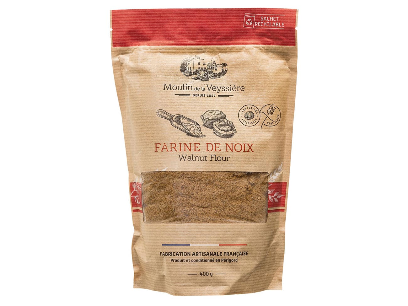 Walnut Flour - 400g - Moulin de la Veyssière - Meilleur du Chef