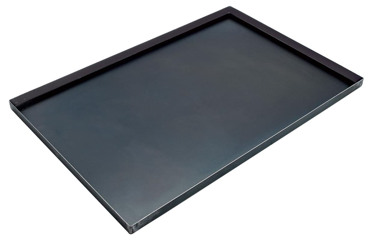 Baking Sheet with Straight Edges - Black steel - 40 x 30cm - Mallard ...