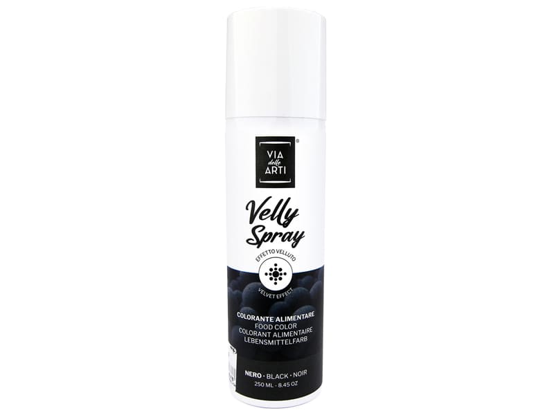 Pearl Velvet Spray - Black - 250ml - Via delle Arti - Meilleur du Chef