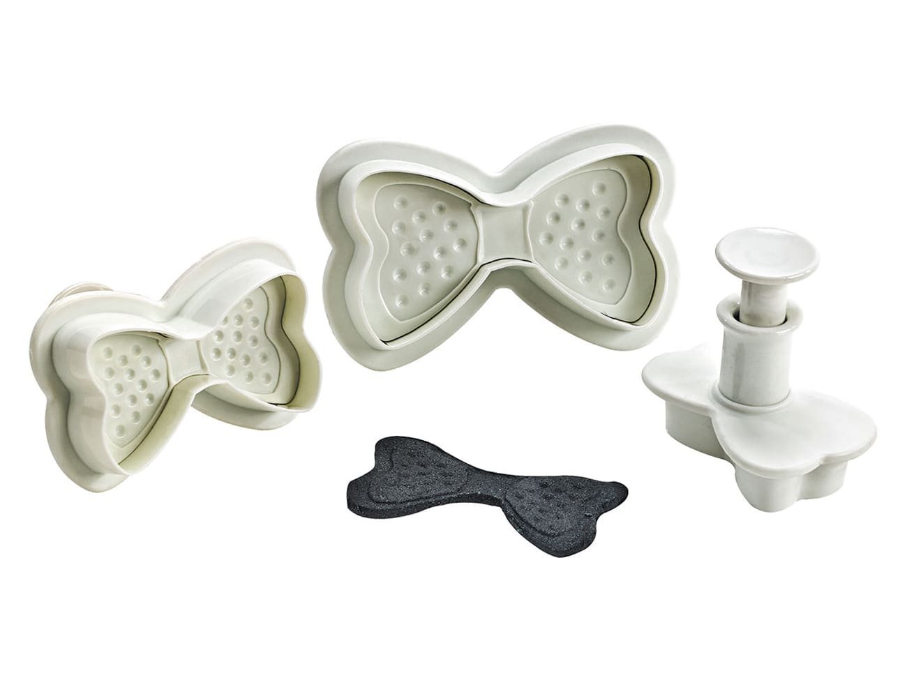 Set of 3 Plunger Cutters - Bow Tie - Mallard Ferrière - Meilleur du Chef