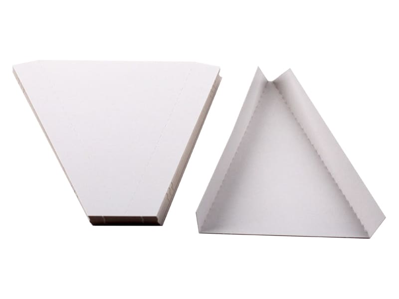 White Triangle Cake Slice U-Card (x 250) - 16 x 12cm - Mallard Ferrière ...