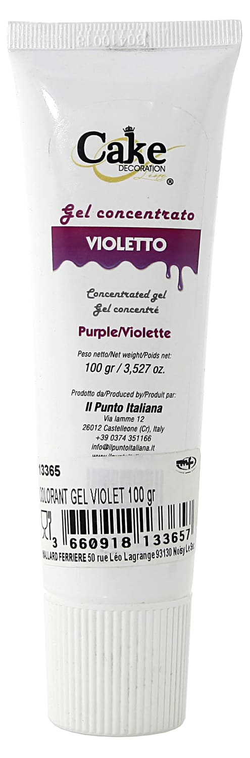 Food Colouring Gel - Fat Soluble - Purple 100g - Cake Décoration ...