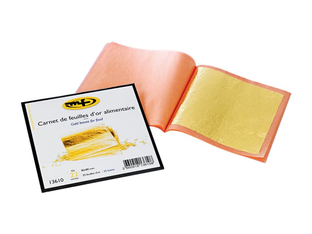 Edible gold leaf - Online shop for gold cake decorations and edible ...