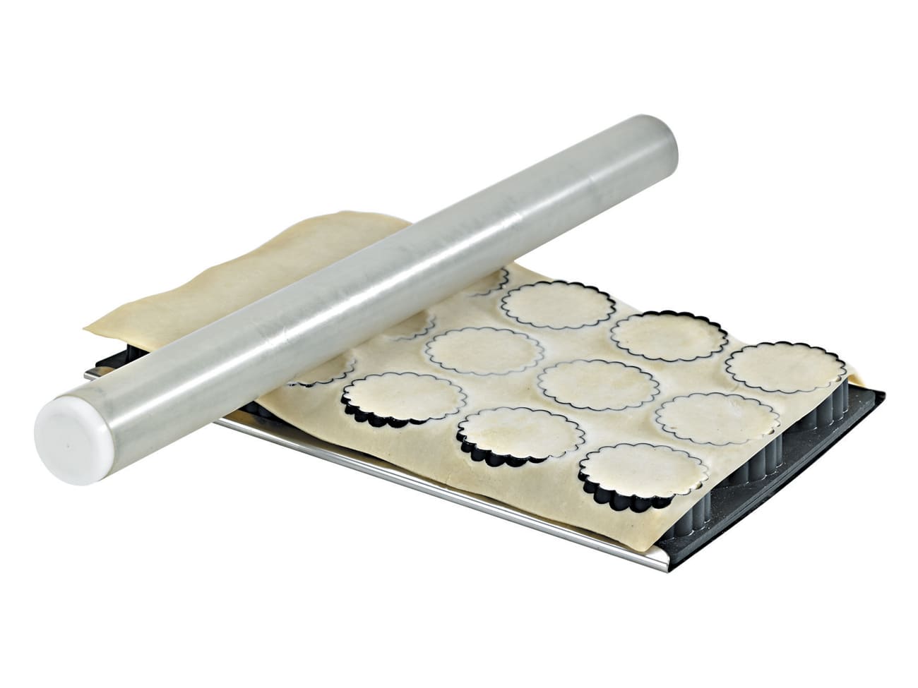 Kali Tartlet Shell Mould - 15 Fluted Round Tartlets - Mallard Ferrière ...