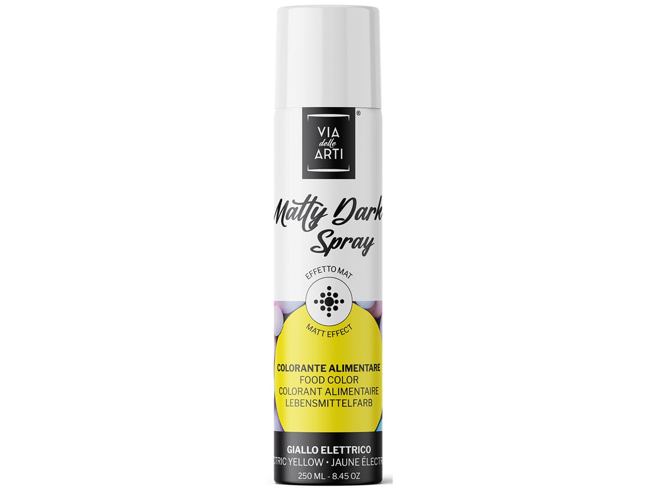 Matte Colour Spray - Yellow - 250ml - Via delle Arti - Meilleur du Chef
