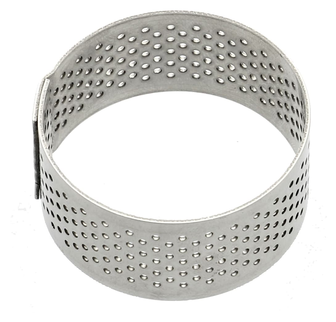 Mini perforated round tart ring - Ø 4 x ht 2cm - Mallard Ferrière ...
