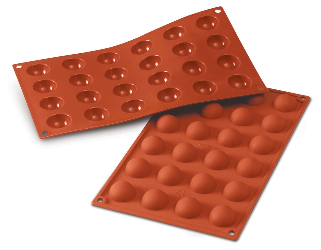 Flexible Silicone Mould 24 Half Spheres O 3cm 30 x 17 5cm Silikomart Meilleur du Chef