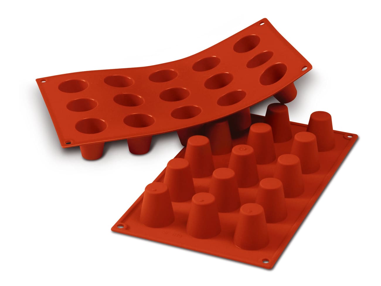 Flexible Silicone Mould - 15 small Babas Ø 3,5cm - 30 x 17,5cm ...