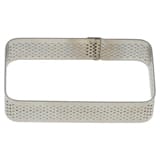 Stainless Steel Perforated Rectangular Ring - Height 2cm - 9 x 5cm ...