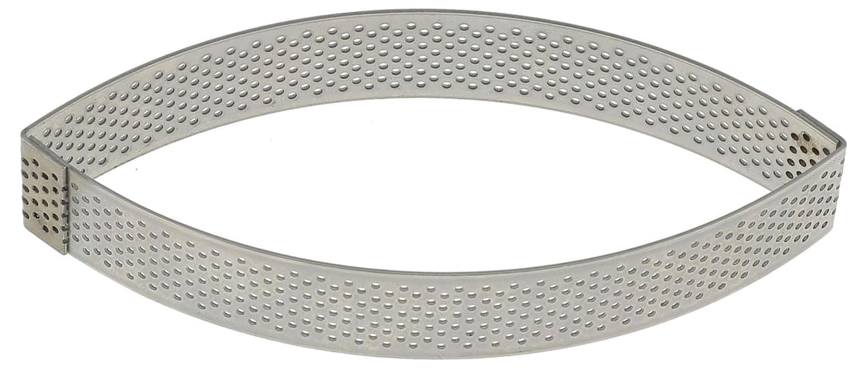Perforated Stainless Steel Calisson Ring - 12 x 5cm - Mallard Ferrière ...
