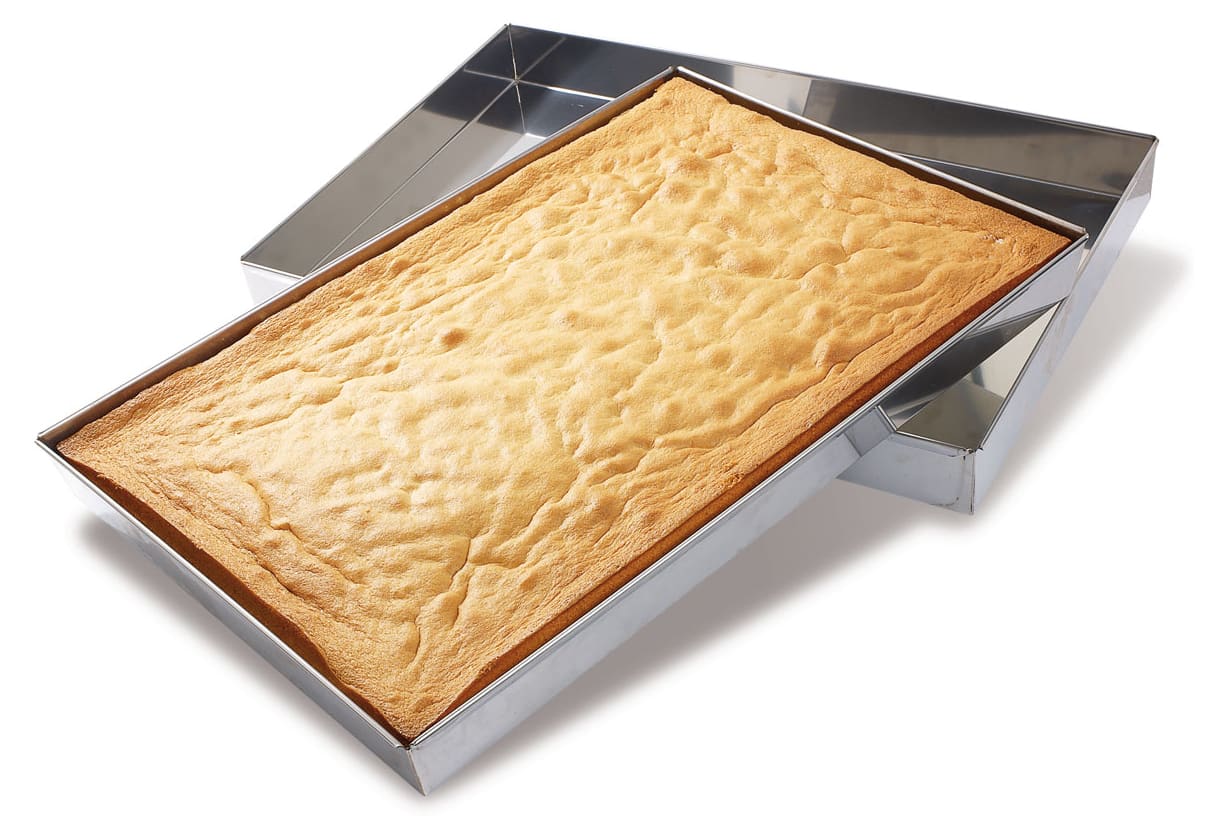 Stainless Steel Rectangular Cake Tin - 60 x 40cm - Meilleur du Chef