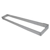 Rectangular Mousse Frame - Stainless Steel - 57 x 9 x ht 4,5cm ...