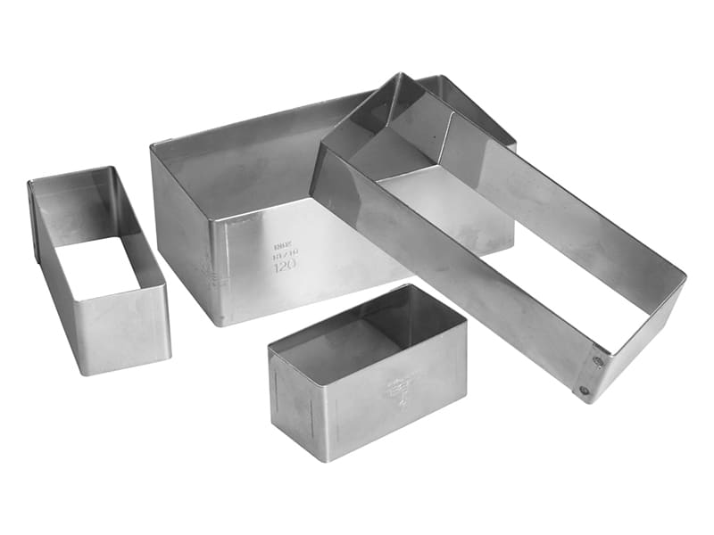 Stainless Steel Rectangular Ring - 10 x 4 x ht 2cm - Mallard Ferrière ...