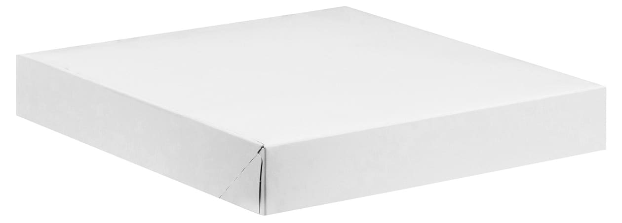 White Square Tart Box - height 5cm - 26 x 26cm (x 50) - Meilleur du Chef