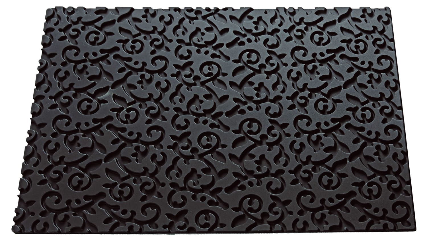 Baroque Pattern Silicone Mat - for Yule Log Silicone Mould Kit ...