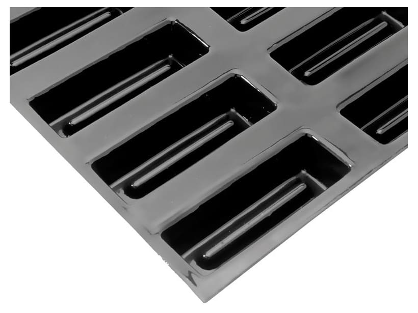 Non-Stick Silicone Mould - 24 Grooved Bars 10 x 4 x 2.5cm - 60 x 40cm ...