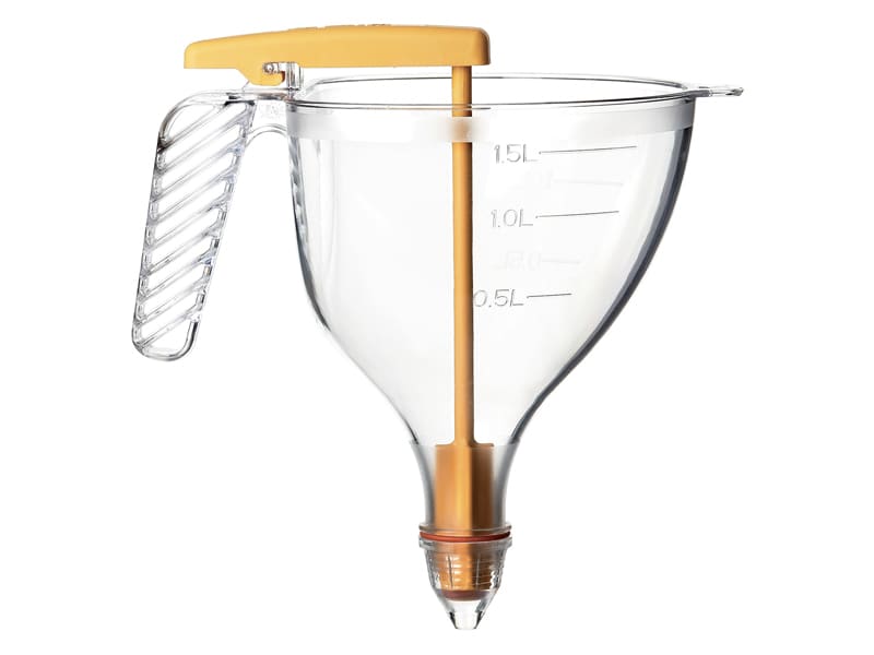 1,5 L automatic funnel and stainless steel stand - Matfer - Meilleur du ...