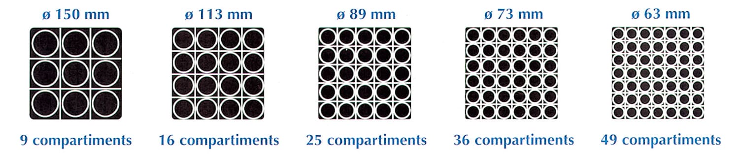 16- compartment tray - Meilleur du Chef