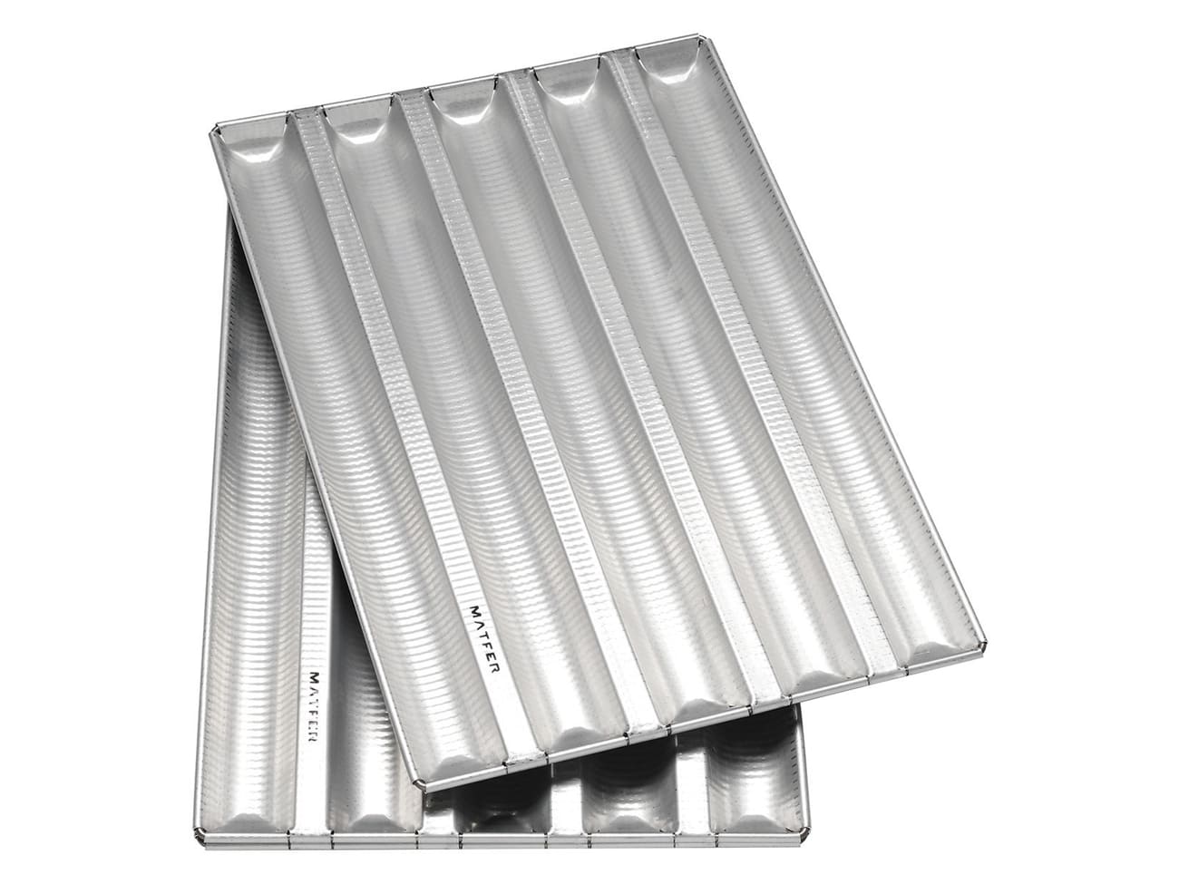 Baguette Baking Tray - Alu-Gaufer - 5 baguettes 60cm - Matfer ...