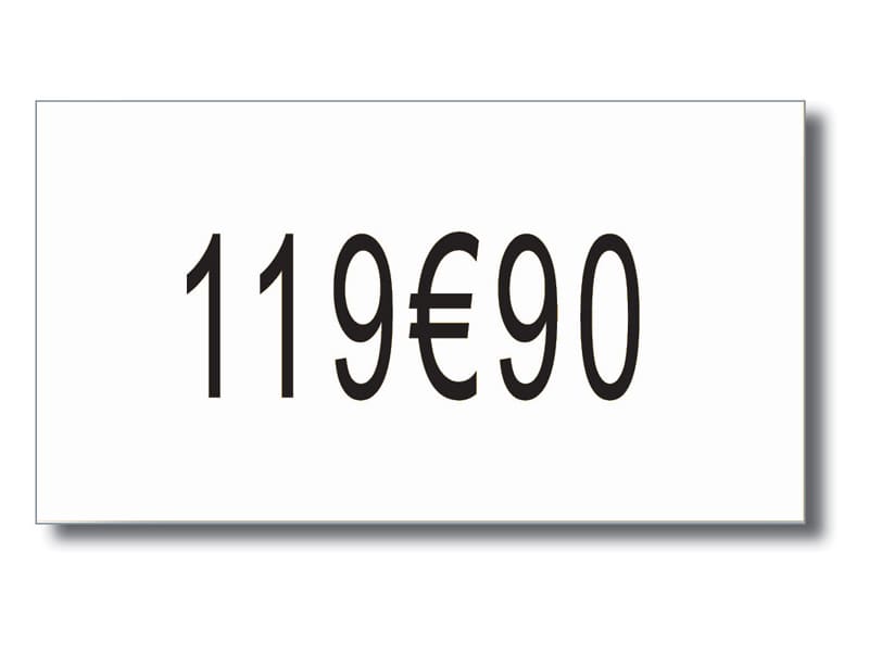 One line label (8 rolls) - Meilleur du Chef