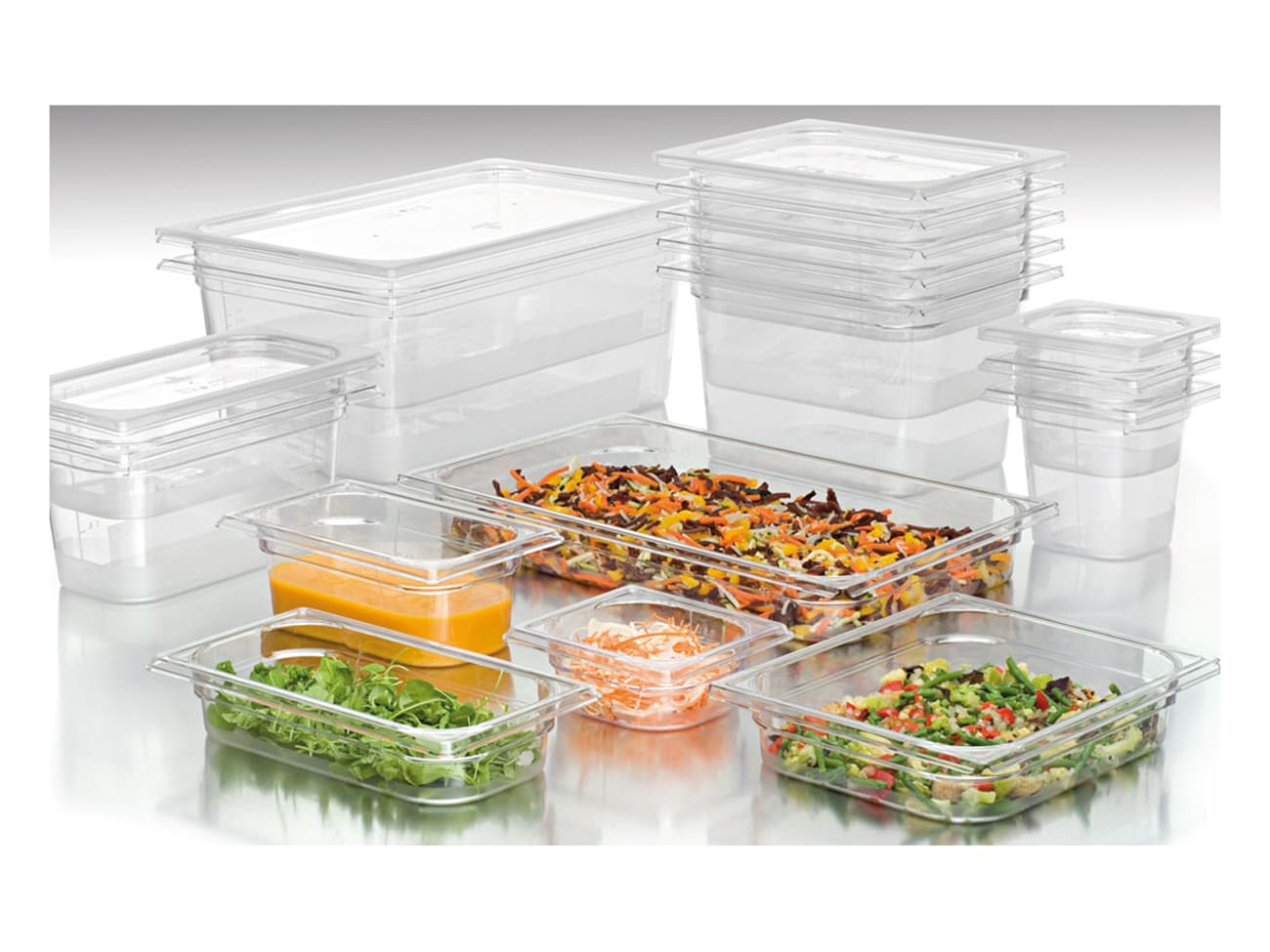 Gastronorm container cristal plus GN 1/9 - Depth 6,5cm - Matfer ...