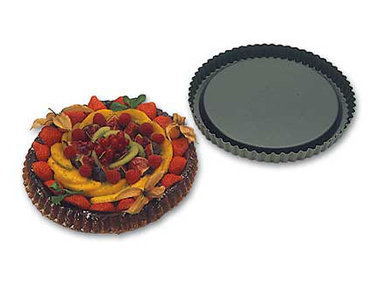 Fluted Fruit Tart Pans - Exopan® - Ø 28cm - Matfer - Meilleur du Chef