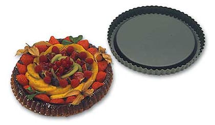 Fluted Fruit Tart Pans - Exopan® - Ø 28cm - Matfer - Meilleur du Chef