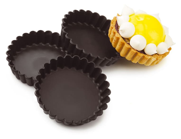 Fluted Round Tartlet Mould - Exoglass® - Ø 10cm - Matfer - Meilleur du Chef